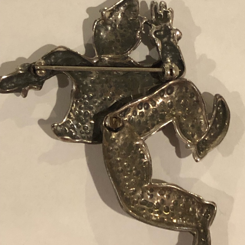 Vintage Clown Pin 925 - Gem